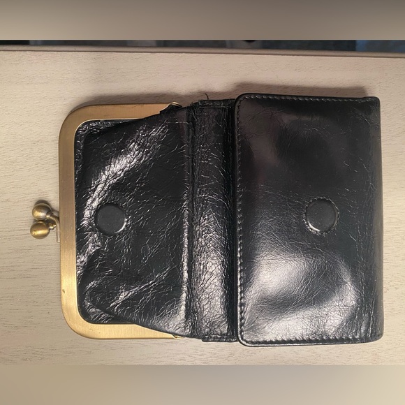 HOBO | Bags | Hobo Black Robin Compact Wallet | Poshmark